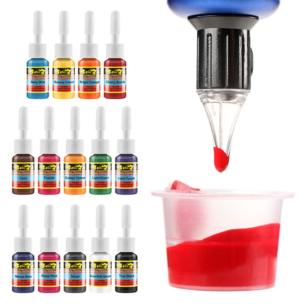 Tattoo Ink Color Set 14/28/54 PCS 5ml Solong