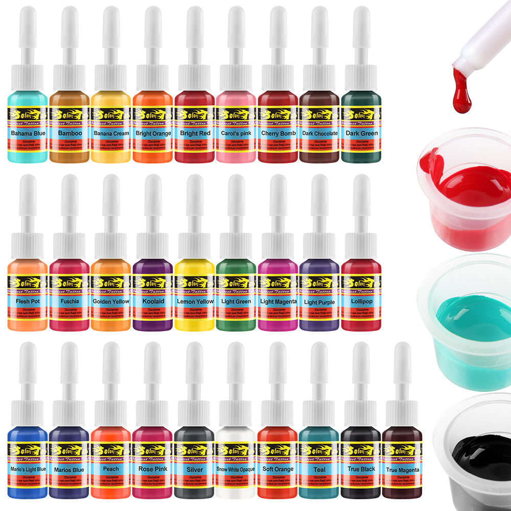 Tattoo Ink Color Set 14/28/54 PCS 5ml Solong