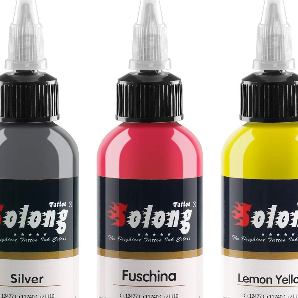 Tattoo Ink Color Set 7/14 PCS 30ml Solong