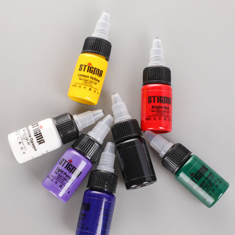 Tattoo Ink Color Set 7 PCS 15ml Stigma