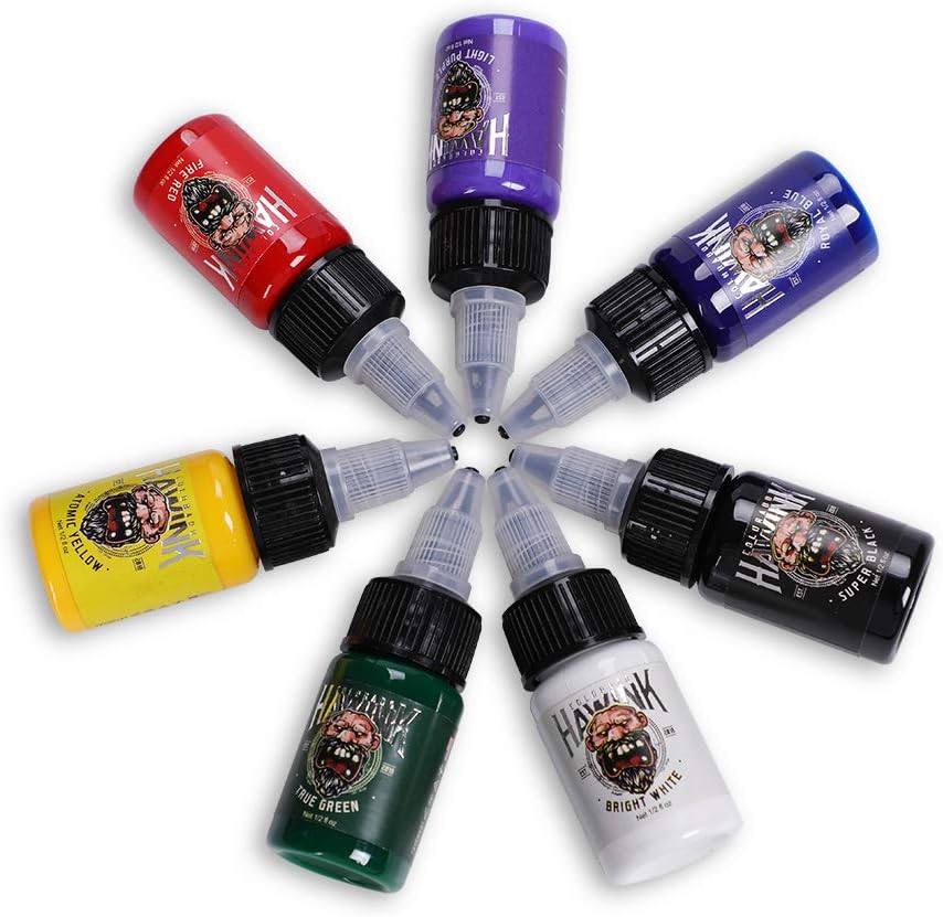 Tattoo Ink Colors Set 15ml HAWINK